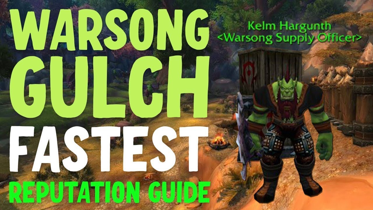 How to Get Exalted With The Warsong Outriders/Silverwing Sentinels Fastest Method