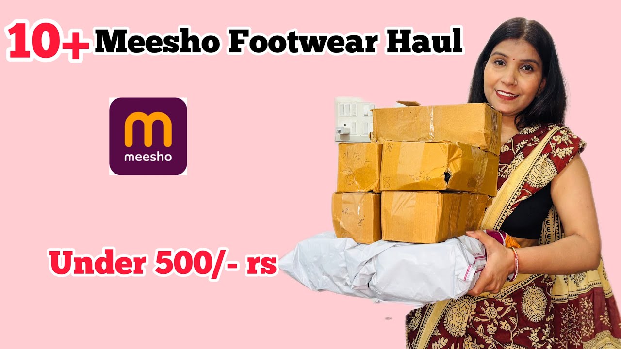 Meesho Footwear Haul starting only 250/- 
