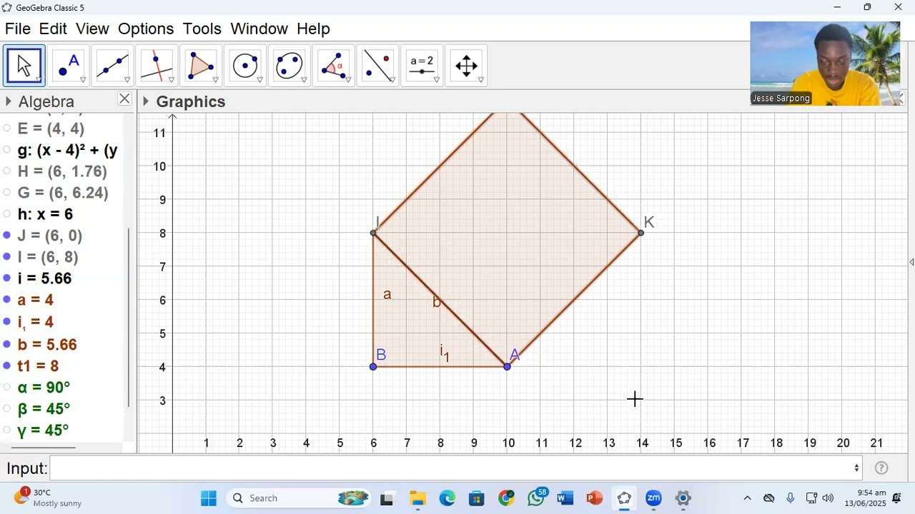 Pythagoras' Theorem Made Easy: GeoGebra Tutorial