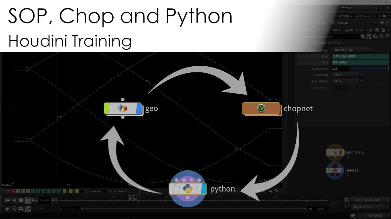 SOP, Chop and Python - Houdini Training