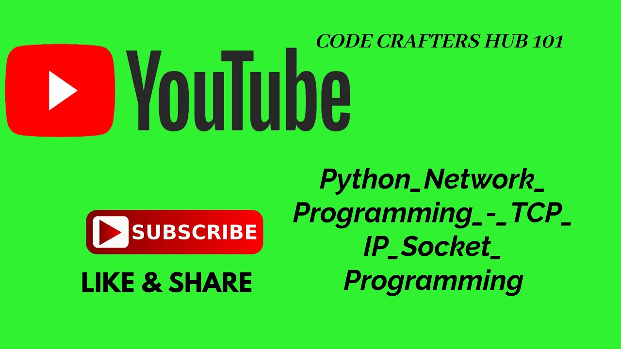 Python Network Programming   TCP IP Socket Programming