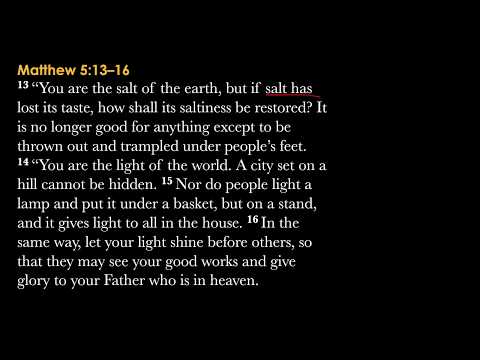 Matthew 5:13-16