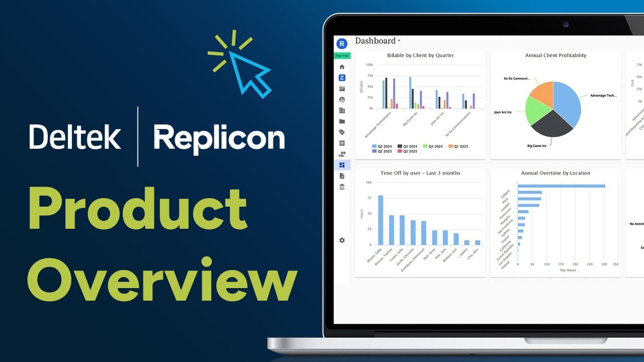 Deltek Replicon | AI-Powered Time Tracking Software