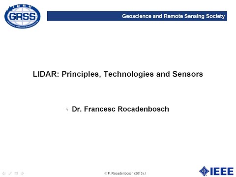 9. LIDAR: Principles, Technologies and Sensors