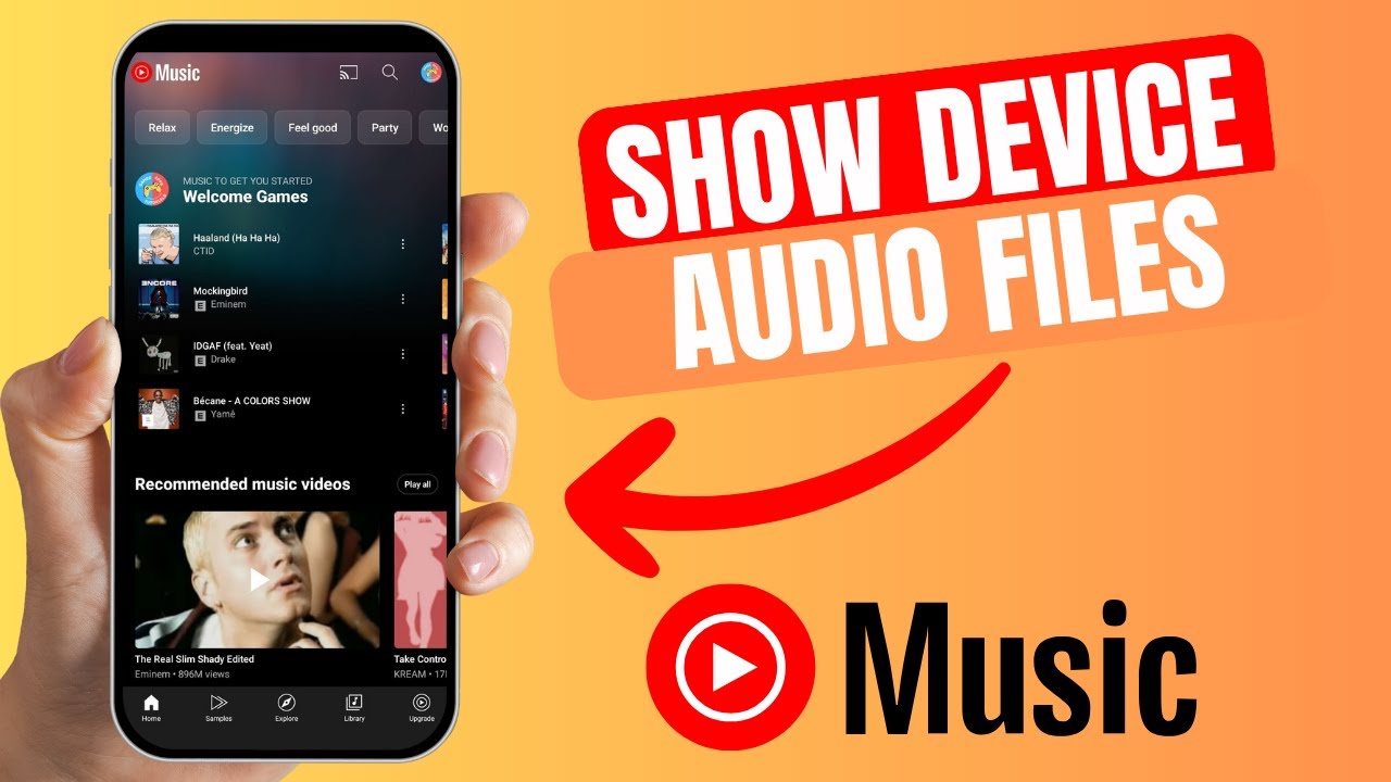 How to Show Device Audio Files on YouTube Music