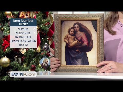 187B2_SISTINE MADONNA BY RAPHAEL FRAMED ARTWORK