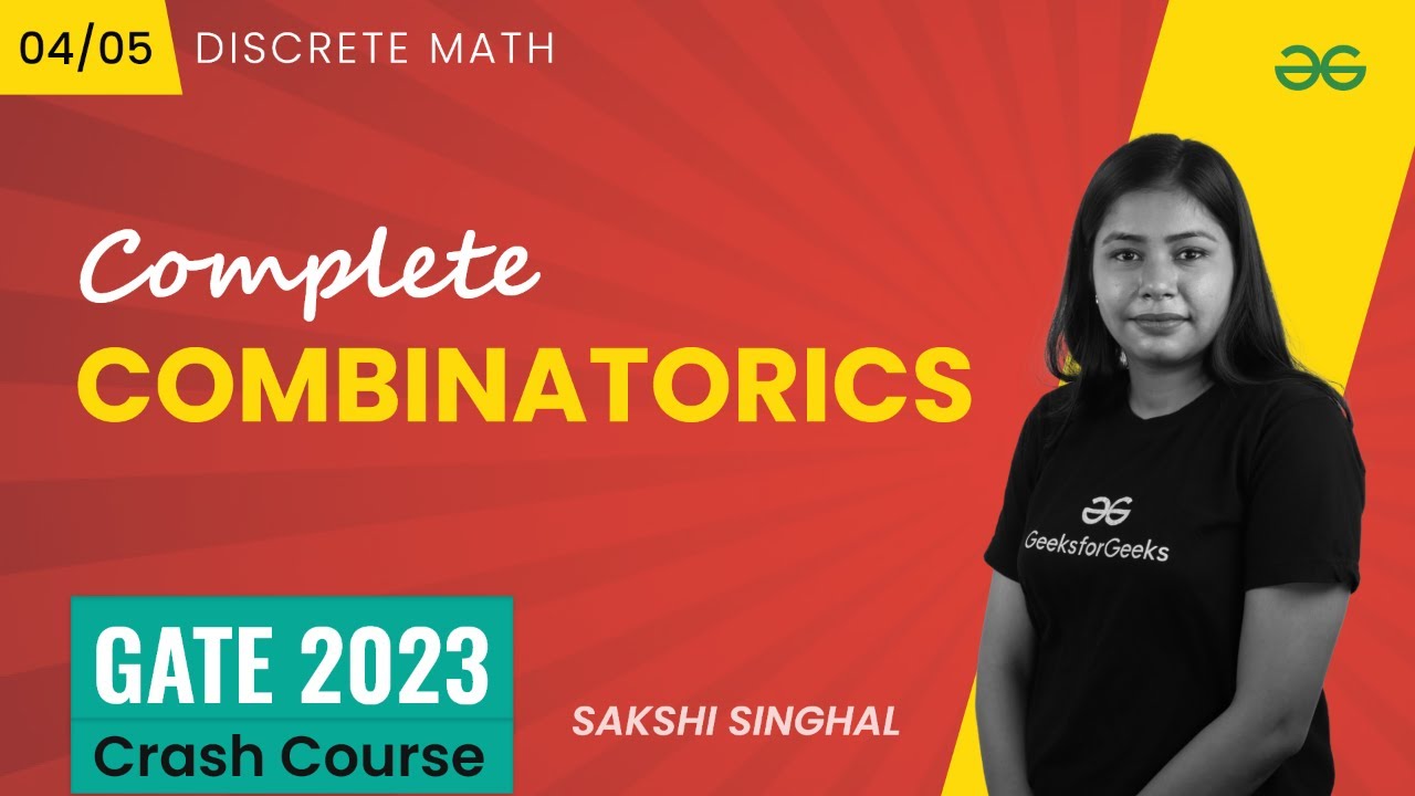 Combinatorics | Discrete Mathematics | GATE 2023 CRASH COURSE