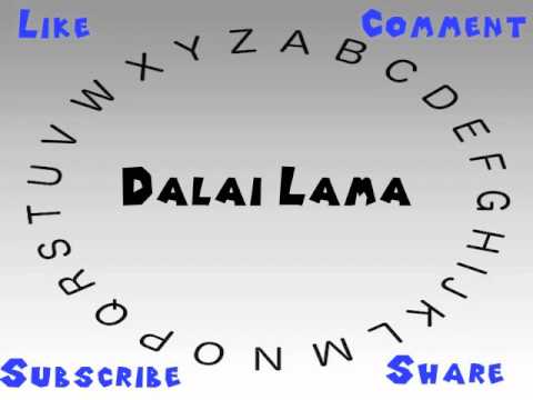 How to Say or Pronounce Dalai Lama