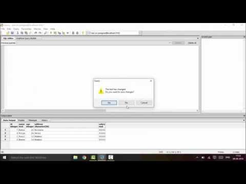 Tutorial 5 - Inserting Data into Tables Video Lecture - Postgresql: A ...