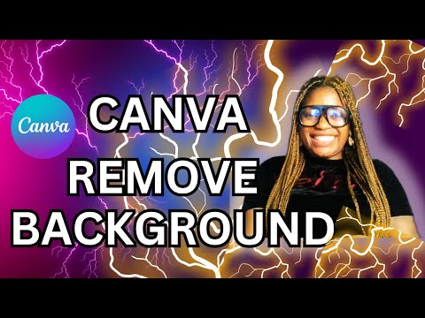 How to remove background in CANVA without Canva PRO / Easy and Free background Removal Tutorial.