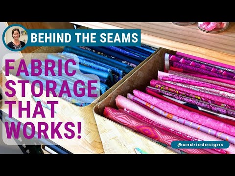 How I Store My Fabric | Smart Fabric Storage for Bag Makers + Sewists