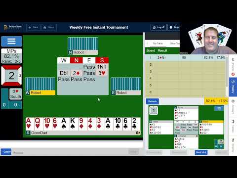 BBO Weekly Free Instant Tournament. Super Accept. Bid slam missing a KC? Bridge Teacher Mark Nehs