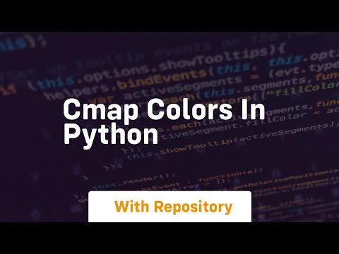 cmap colors in python