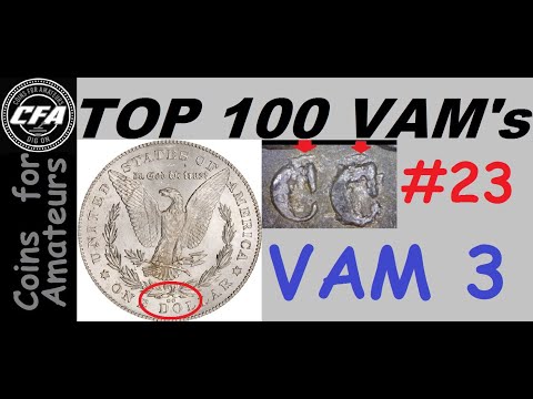 1879 CC VAM 3 'Capped Die' Morgan Variety | What is a Medium over Small Mint Mark Worth? Top VAMs