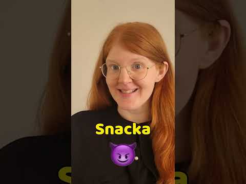 Swedish slang: Snacka