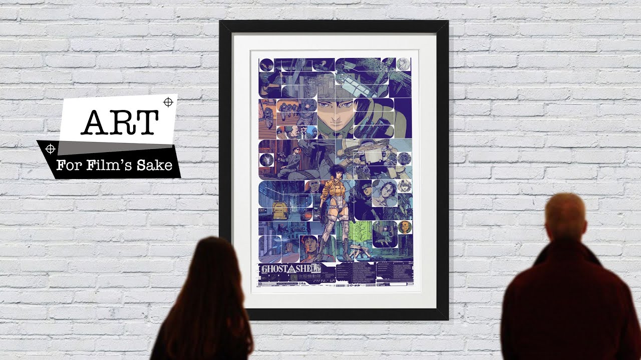 This Ghost in the Shell poster was NOT created by AI.
