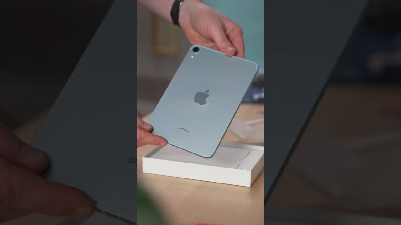 iPad Mini 7 unboxing to study / relax to 🩵