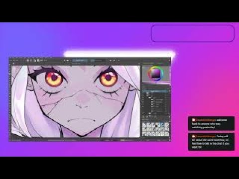 Drawing a Supreme Calamitas V-Tuber Model! (2nd- stream)
