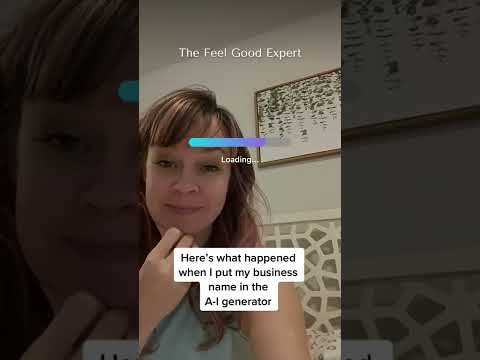 It put my business name in the AI generator and this is what happened!