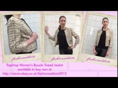 fashionaddicts2012 - Topshop Women's Boucle Tweed Jacket