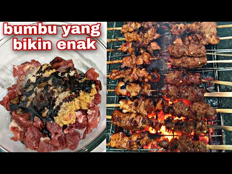 RESEP BUMBU SATE DAGING SAPI !! pake bumbu ini enak banget