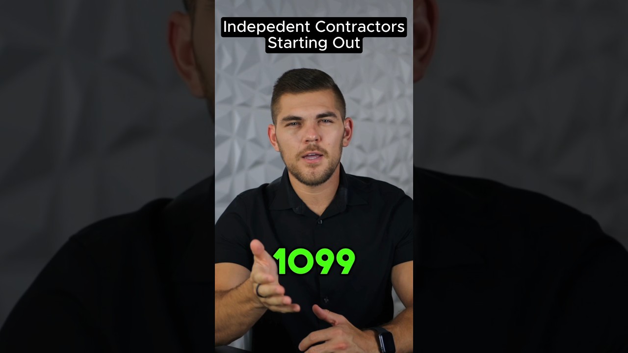 Wish I knew this as a 1099 independent contractor when I was first starting #startbusiness #educate
