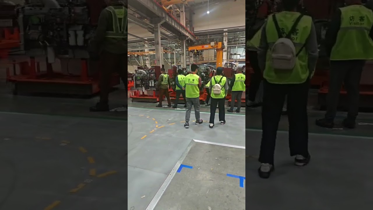 Accompanying customers, visiting CCEC Cummins factory #CCEC #cumminspower #cumminsdealer