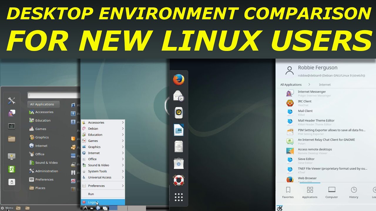 Desktop Environment Comparison for New Linux Users