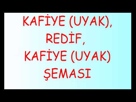 Kafiye Nedir