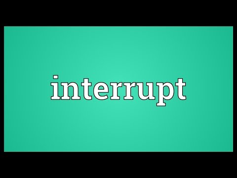 Interrupt Meaning