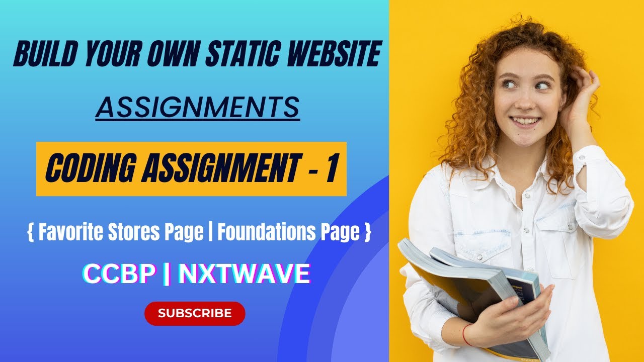 Coding Assignment 1 | Assignments | STATIC WEBSITE | NxtWave | CCBP