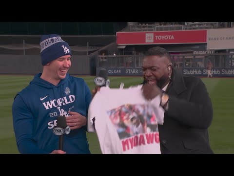 Walker Buehler Postgame Interview with MLB on Fox Crew after Dodgers Win Game 3 of World Series!!