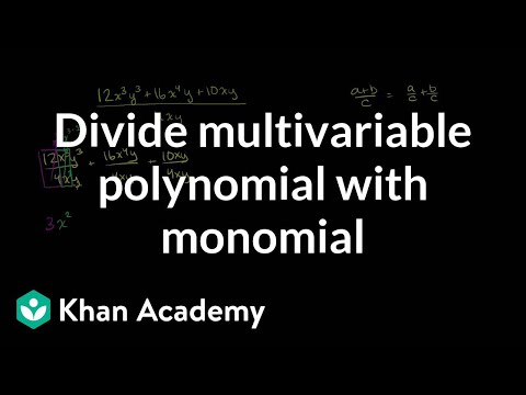Dividing multivariable polynomial with monomial | Safe Videos for Kids