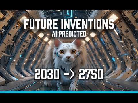Future inventions predicted by the AI from year 2030 to 2750 (4K video)