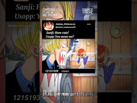 Sanji and Usopp funny moments 😂 #onepiece #luffy #sanji #usopp #shorts