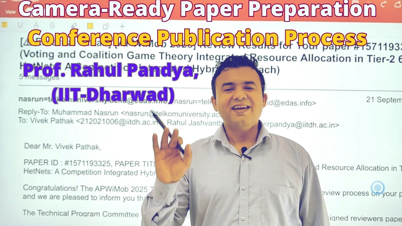 ✅ Camera-Ready Paper Preparation | Conference Publication Process Made Simple