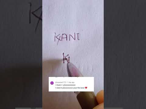 name logo of (KANI)#shortvideo #ytshort 😱