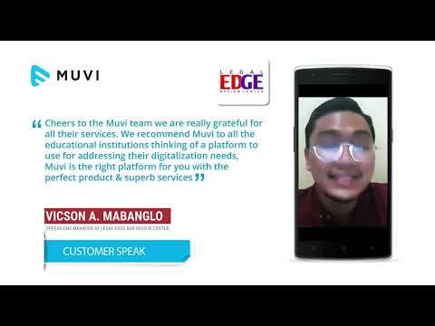 Book to Elearning- How Muvi Helped Legal EDGE Bar Review Build Their VOD Website #customerspeaks