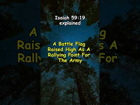 ISAIAH 59 verse 19 EXPLAINED #bible #dailybibleverse #bibleverse