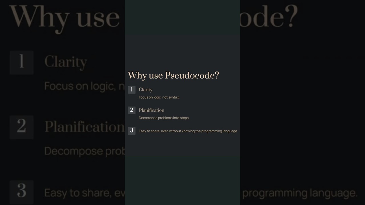 What is Pseudocode ? #code #pseudocode #tutorial