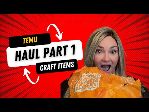 Temu Haul Part 1 ~ Craft / Freshie supplies #temu #freshie #haul