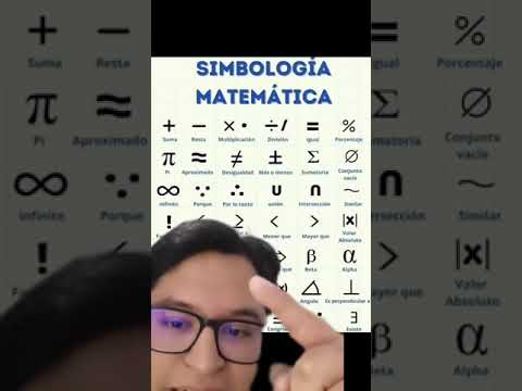 simbolos matemáticos para que no quedes 🤡 ante TUS PROFESORES