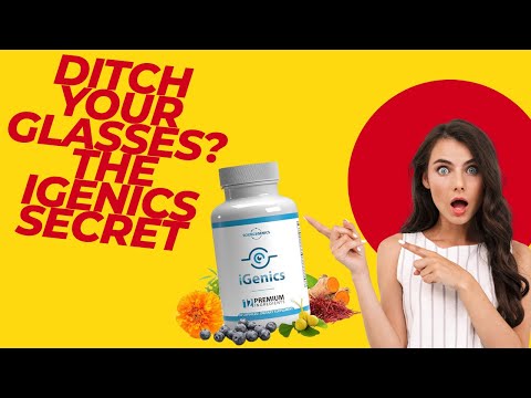 igenics : "Ditch Your Glasses? The iGenics Secret They DON'T Want You To Know!"