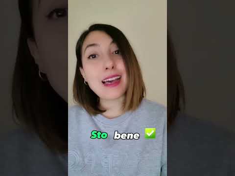 🇮🇹 STOP saying SONO BENE in ITALIAN