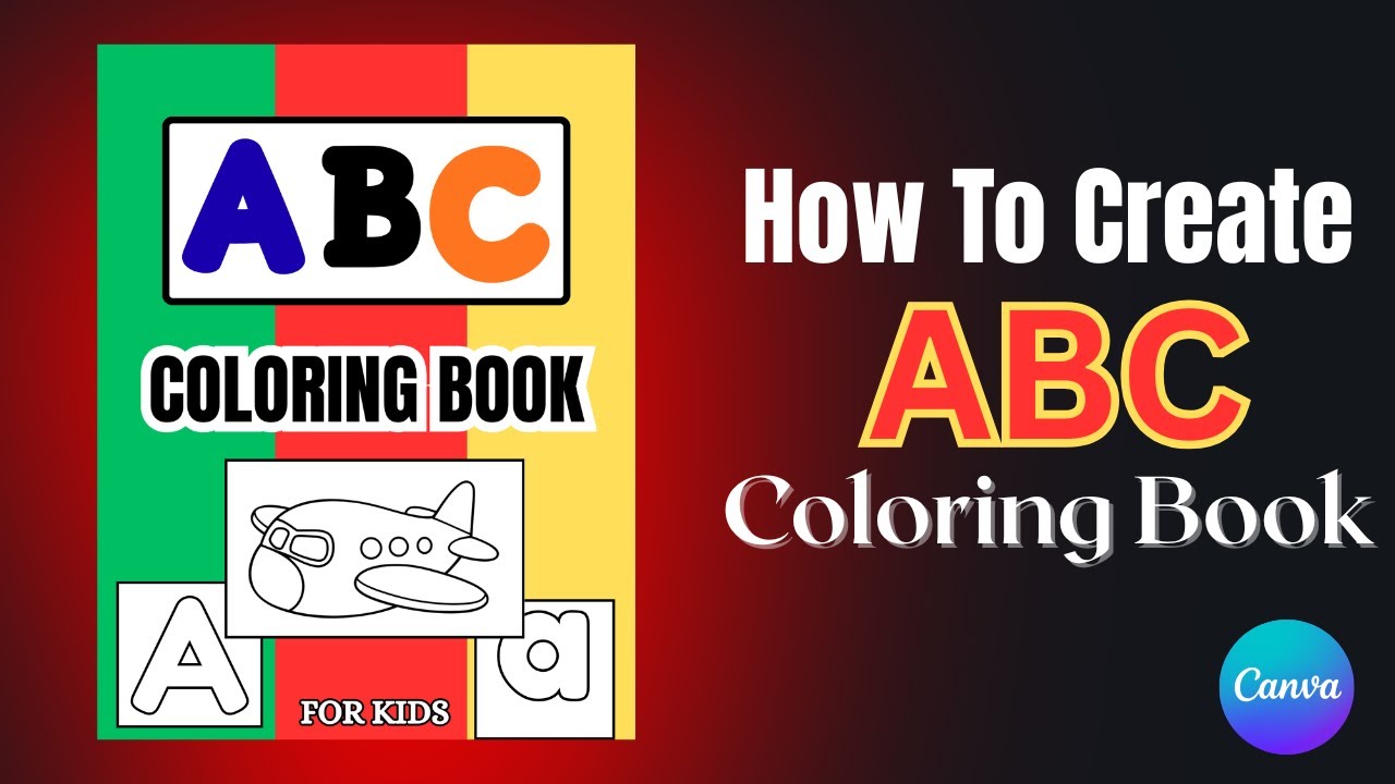 How To Create ABC Coloring Books with Canva Ai (Step By Step)