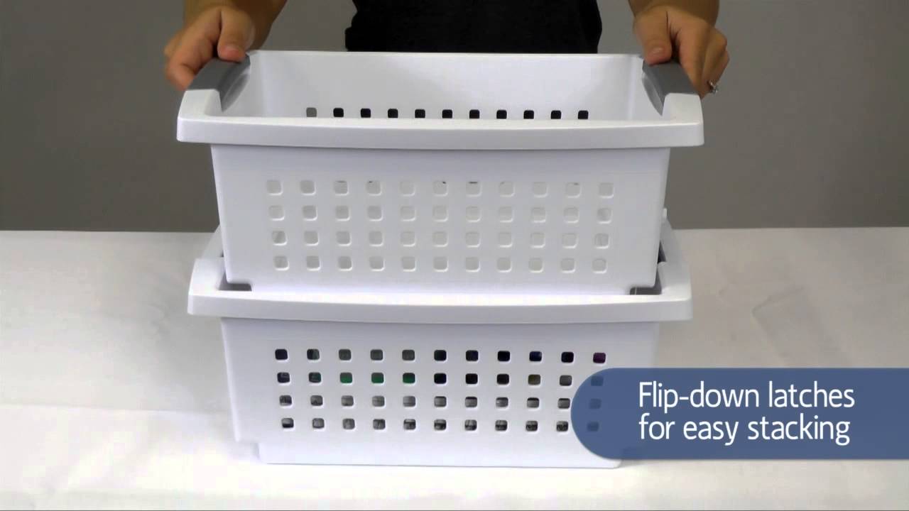 Sterilite Medium Stacking Basket