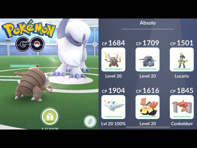 What are Absol's weaknesses in Pokemon GO?