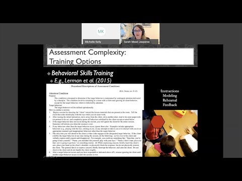 ABA Webinar: Overcoming Barriers to Conducting Functional Analyses in Clinical Settings