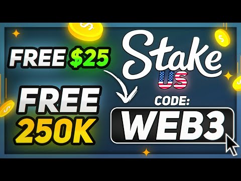 Stake US Code — "WEB3" 25$ + 250k Gold Coins Bonus (Stake US Promo Code 2025)