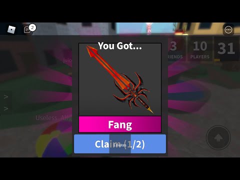 Trading Xmas for Fang and Gemstone in MM2.